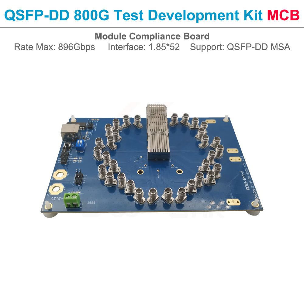 800G QSFP-DD Test Development Kit Module Compliance Board MCB ...