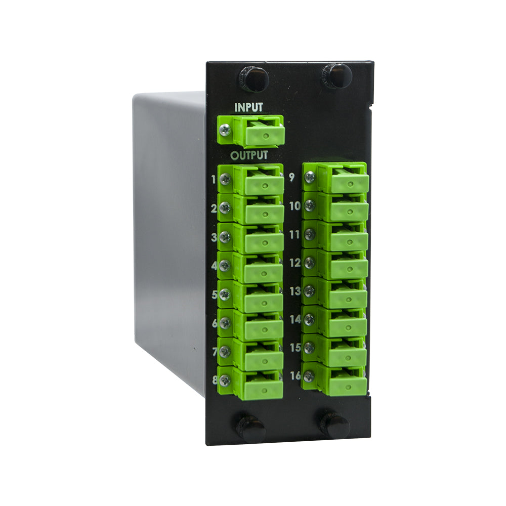 1x16 optical splitter smart card splitter in FTTH blade system ...