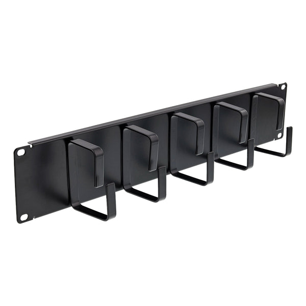 D Ring Cable Management 2U 5 D-rings Hinged Cable Management – LightOptics®