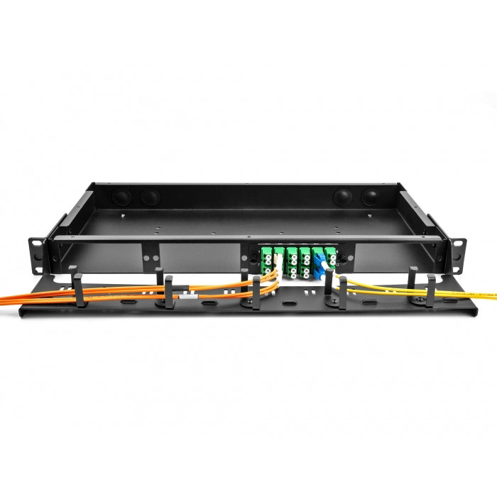 LHD4 Series Fiber Optic 1U Rack Chassis, For 4x LHD4 MPO Casstettes, U ...