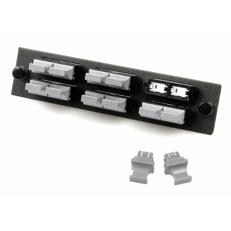LGX Panel with 12x MPO/MTP connector fiber optic adapter for 144/288 ...