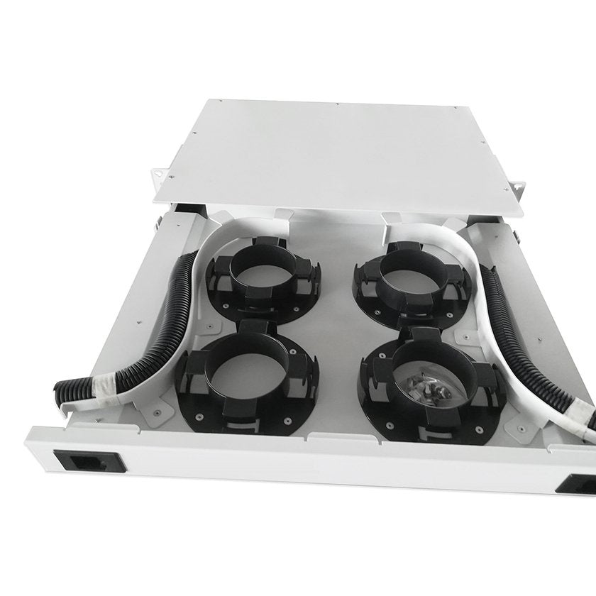 1U Rackmount Fiber Cable Storage Panel Box – LightOptics®